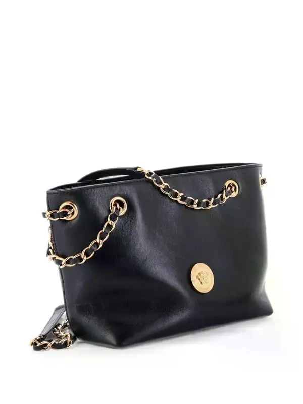 Versace Medusa Icon Chain Leather Mini Tote Bag