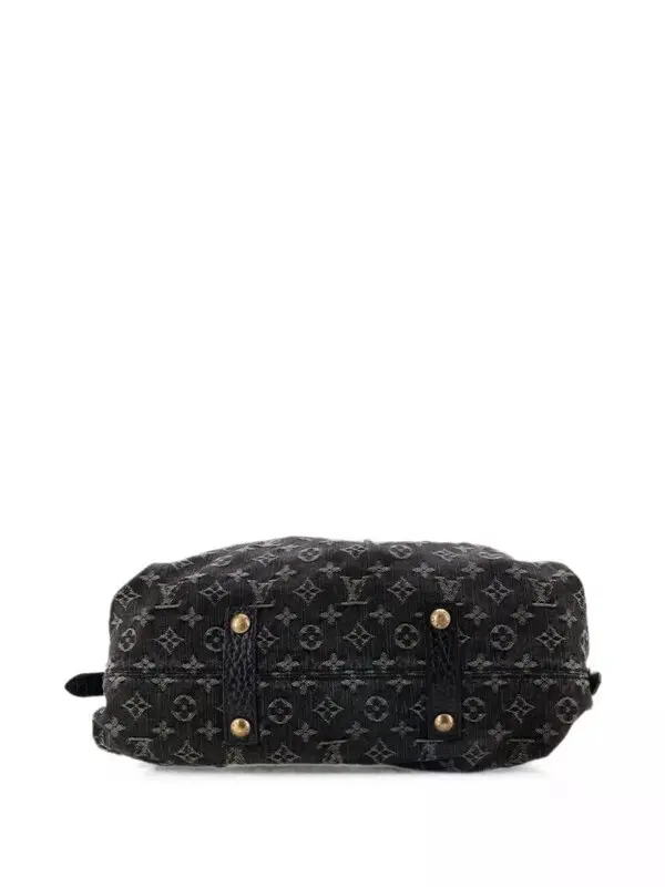 LOUIS VUITTON Monogram Denim Neo Cabby Mm Tote Bag - Black