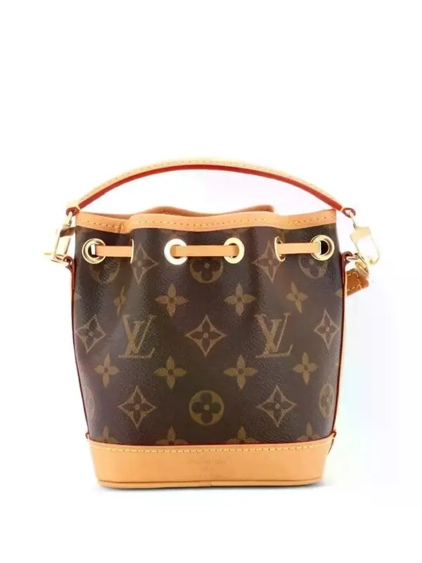 LOUIS VUITTON Monogram Canvas Nano Bucket Bag