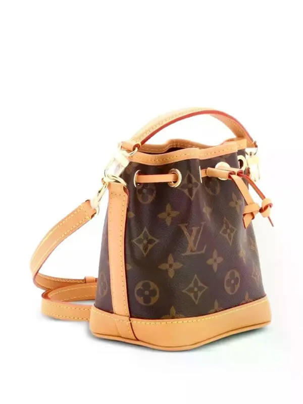 LOUIS VUITTON Monogram Canvas Nano Bucket Bag