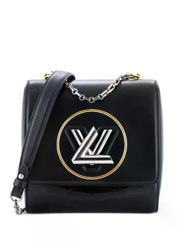 LOUIS VUITTON Pochette Twist Handbag Monogram Vernis Shoulder Bag - Black