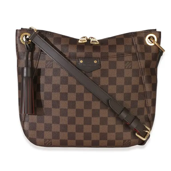 LOUIS VUITTON Damier Ebene South Bank Besace Shoulder Bag