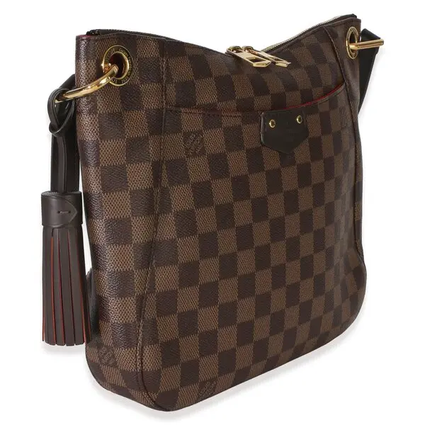 LOUIS VUITTON Damier Ebene South Bank Besace Shoulder Bag