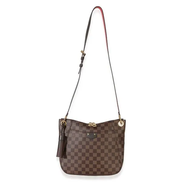 LOUIS VUITTON Damier Ebene South Bank Besace Shoulder Bag
