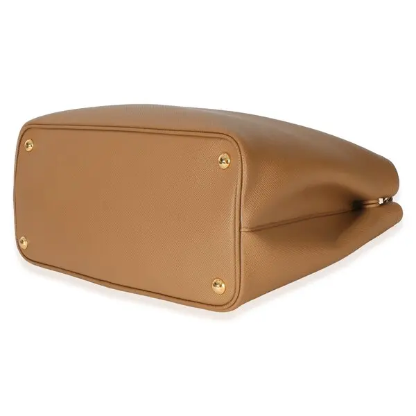 Prada Caramel Red Saffiano Cuir Tote