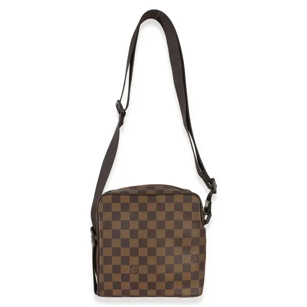 LOUIS VUITTON Damier Ebene Canvas Olav Pm Messenger Bag