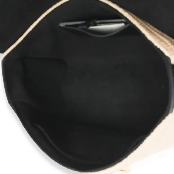 LOUIS VUITTON Calfskin Raffia Twist Shoulder Bag Mm