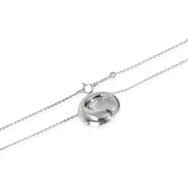 Tiffany & Co. Sterling Silver Elsa Peretti Eternal Circle Pendant Necklace