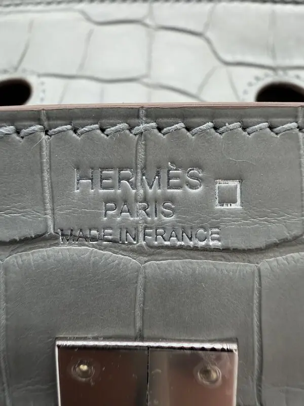 Hermès Birkin Matte Alligator Palladium Hardware