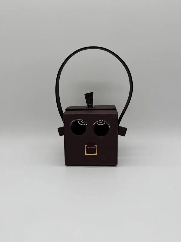Hermès Petit H Robot Rouge Sellier Cassis