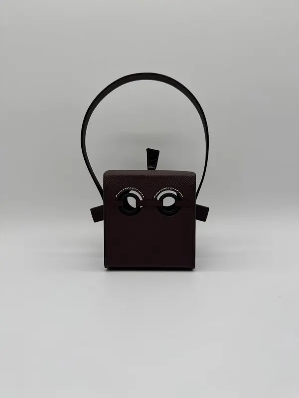 Hermès Petit H Robot Rouge Sellier Cassis
