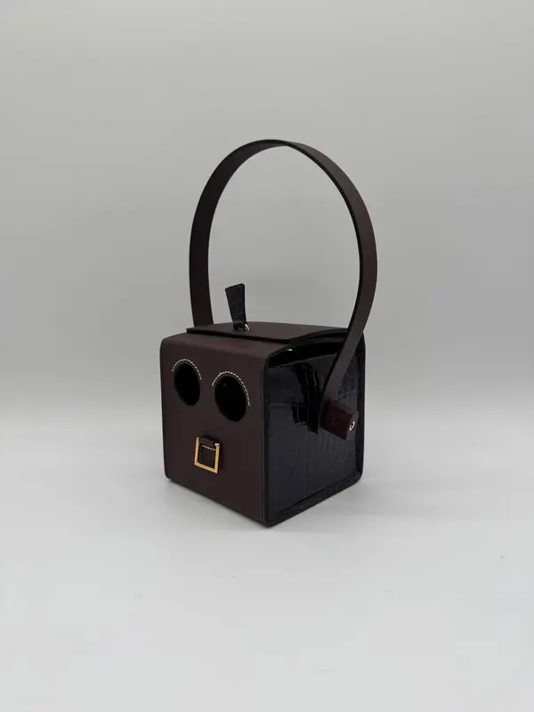 Hermès Petit H Robot Rouge Sellier Cassis