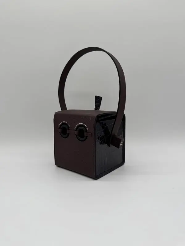 Hermès Petit H Robot Rouge Sellier Cassis