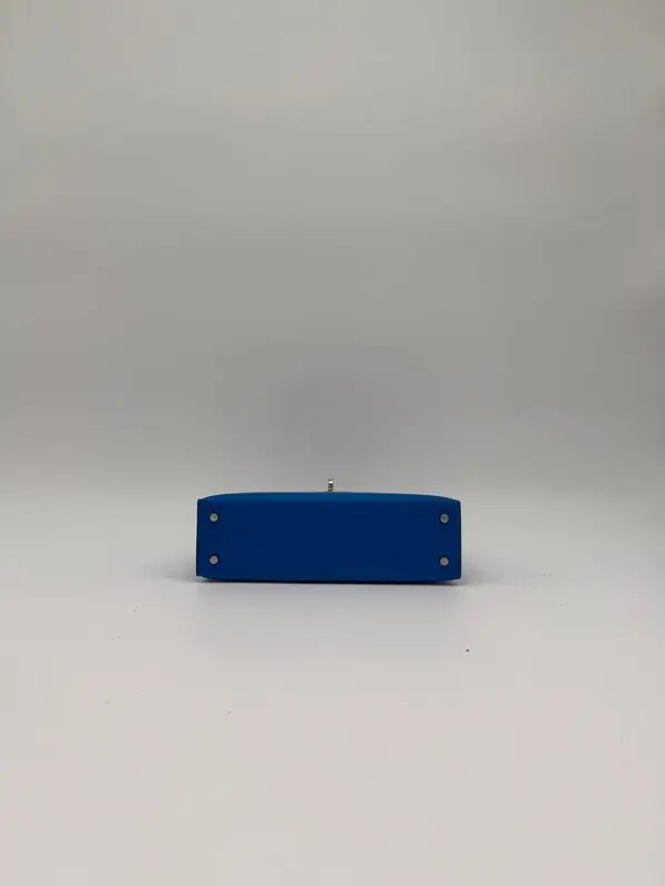 Hermès Mini Kelly Bleu Hydra Epsom Palladium Hardware