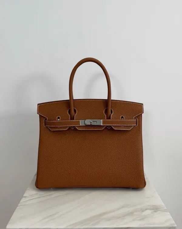 Hermès Birkin Gold Togo Palladium Hardware
