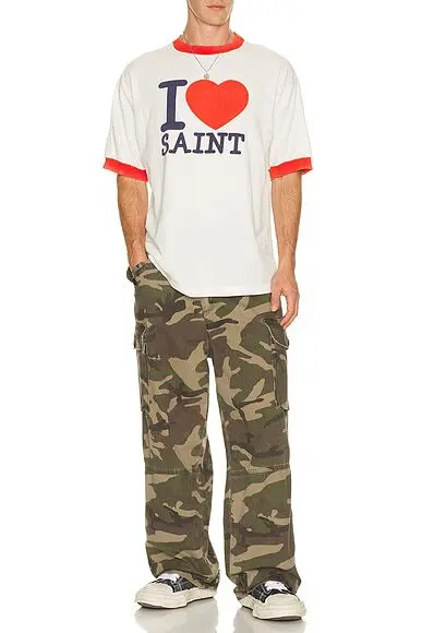 SAINT MXXXXXX I Love Saint Short Sleeve Tee