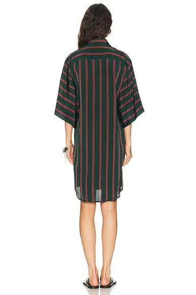 Dries Van Noten Printed Shirt Dress