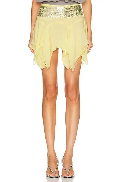 Gimaguas Leila Sequined Mini Skirt