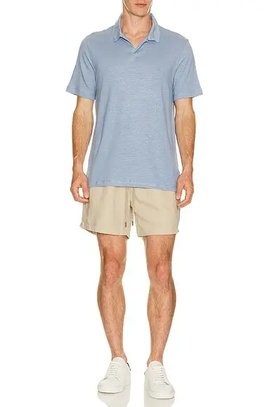 Onia Air Linen Pull On Short 6 - Dune