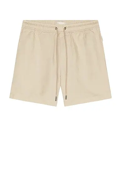 Onia Air Linen Pull On Short 6 - Dune