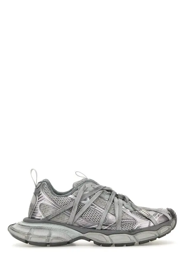 Balenciaga Mesh And Rubber 3xl Extreme Sneakers - Grey