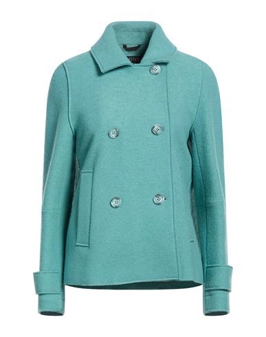 Cinzia Rocca Virgin Wool Pea Coat - Blue