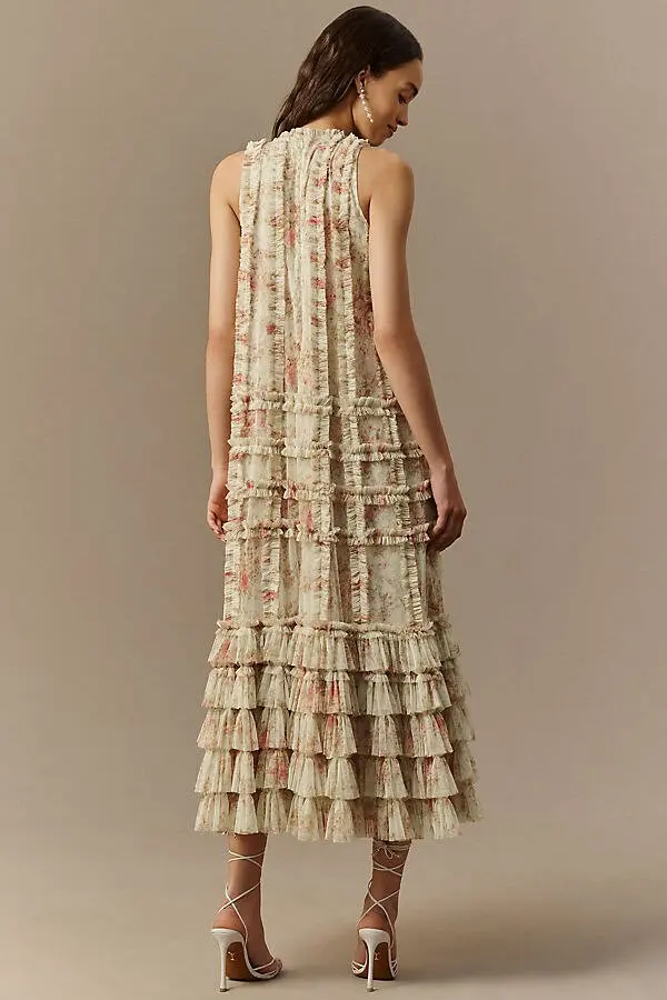 Mac Duggal Criss-cross Midi Dress