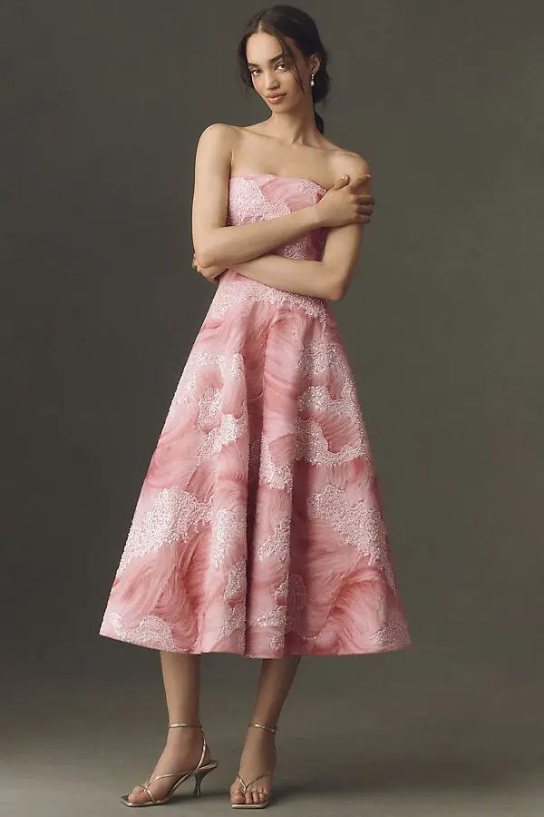 HELSI Vivi Midi Dress - Pink Pattern