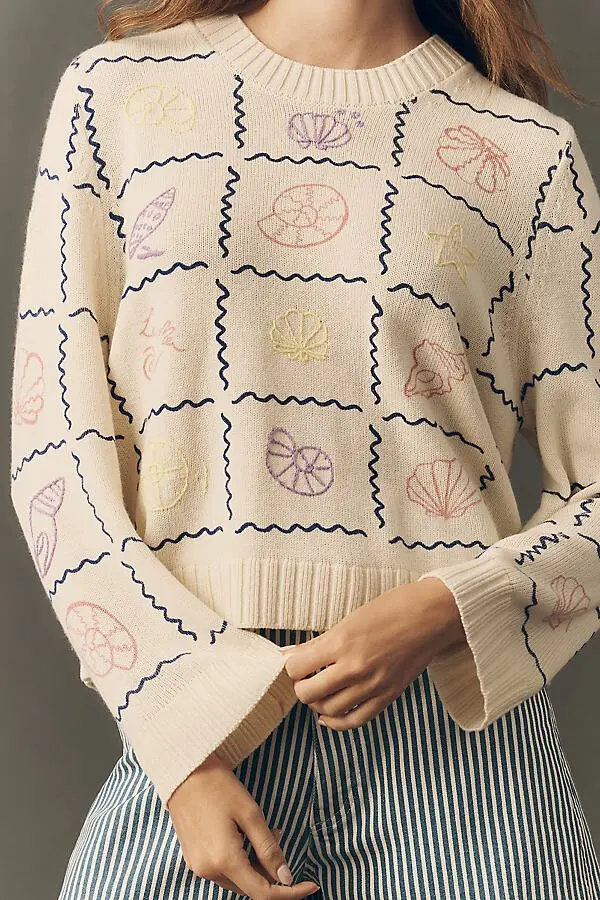 Chinti & Parker Wool Cashmere Shell Sweater