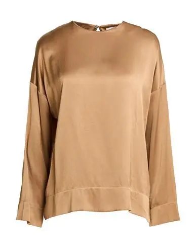 OTTOD'AME Top Light Brown Size Viscose - Beige