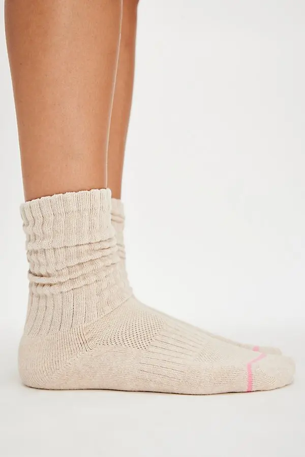 Free People Le Bon Shoppe Ballet Socks - Oatmeal