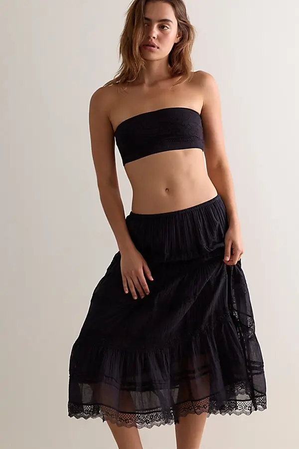Free People Smooth Talking Bandeau - Black