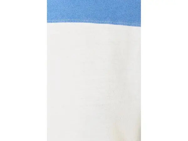 Madewell Vintage Jersey Crew Neck Varsity Tee With Contrast Stitching