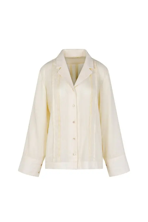 HEIRLOME Guayabera Silk And Linen Shirt
