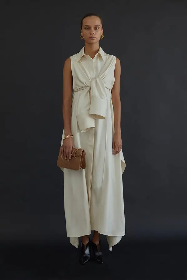 HEIRLOME Camille Silk Twill Dress