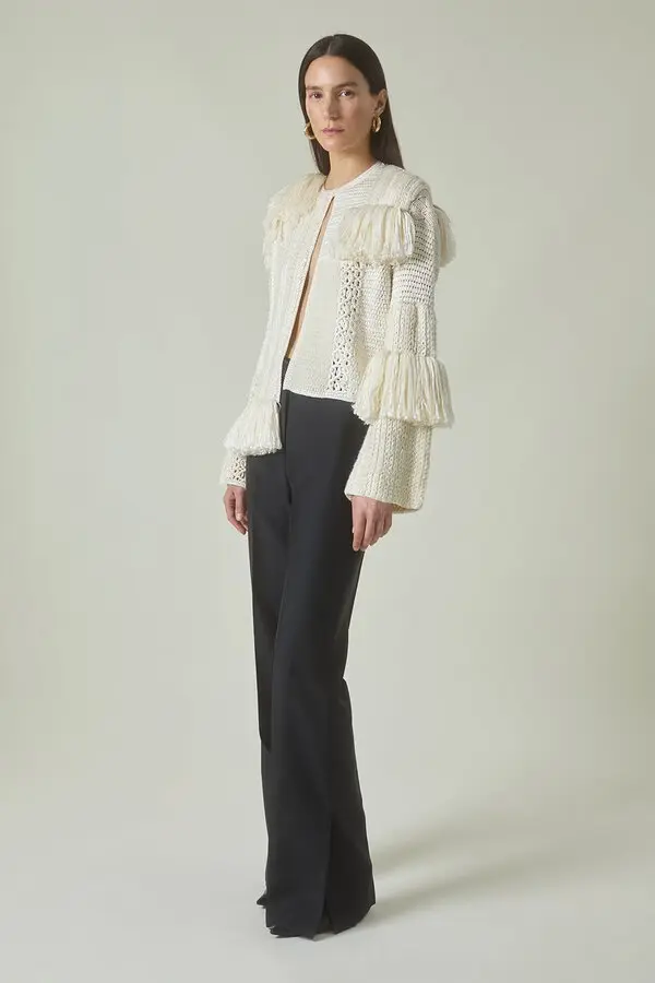 HEIRLOME Nova Tailored Trousers In Silk And Wool