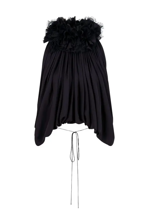 HEIRLOME Lizette Top With Removable Chantilly Lace Collar