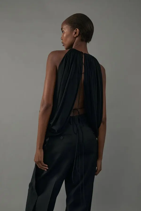 HEIRLOME Lizette Top With Removable Chantilly Lace Collar