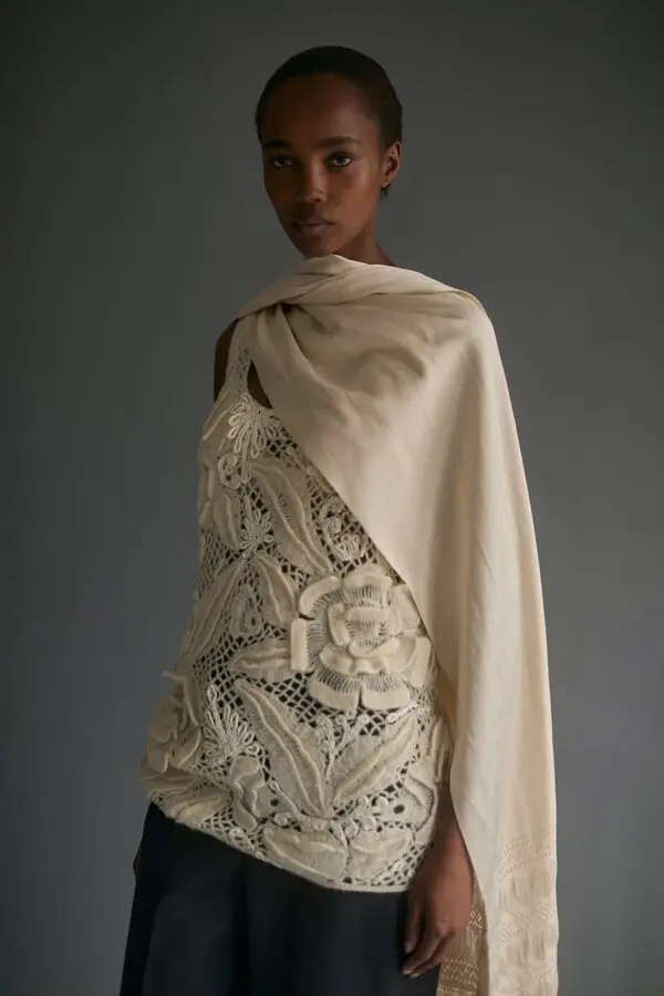 HEIRLOME Rivera Cashmere And Silk Crochet Top