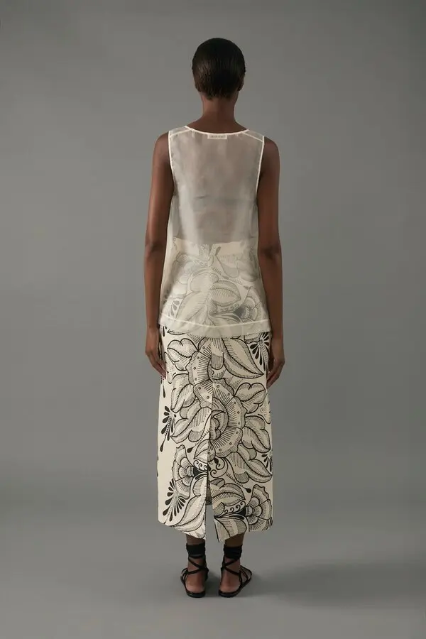 HEIRLOME Elaine Organza Tank Top
