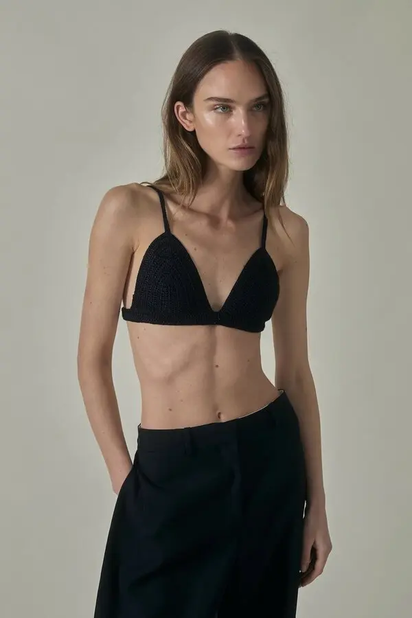 HEIRLOME Agnes Bralette - Black
