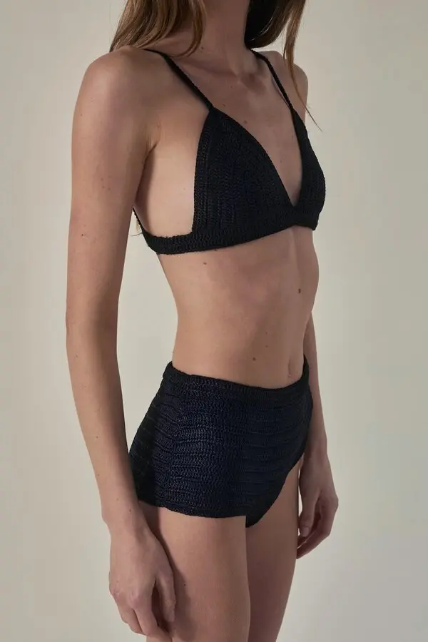 HEIRLOME Agnes Bralette - Black