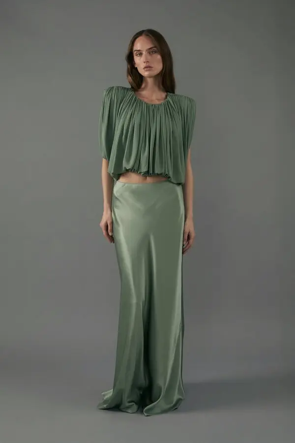 HEIRLOME Perla Skirt - Eucalyptus