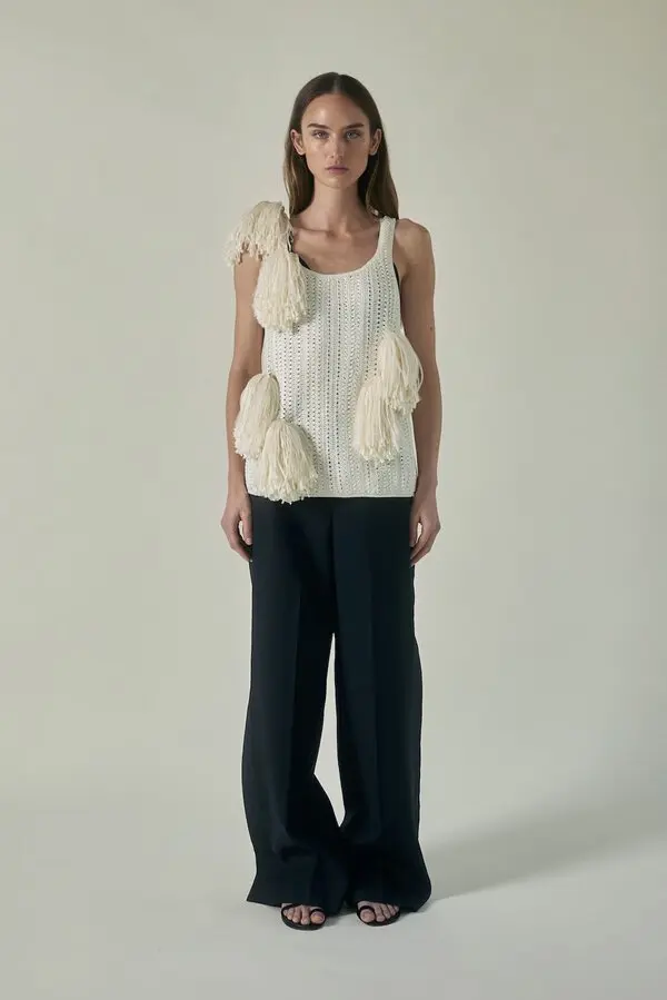 HEIRLOME Pom Pom Knit Top