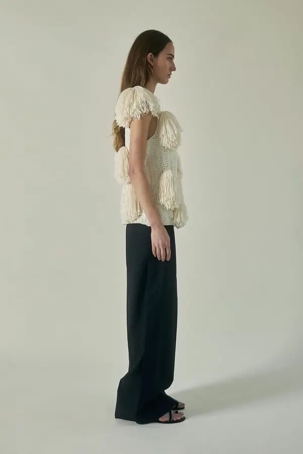 HEIRLOME Pom Pom Knit Top