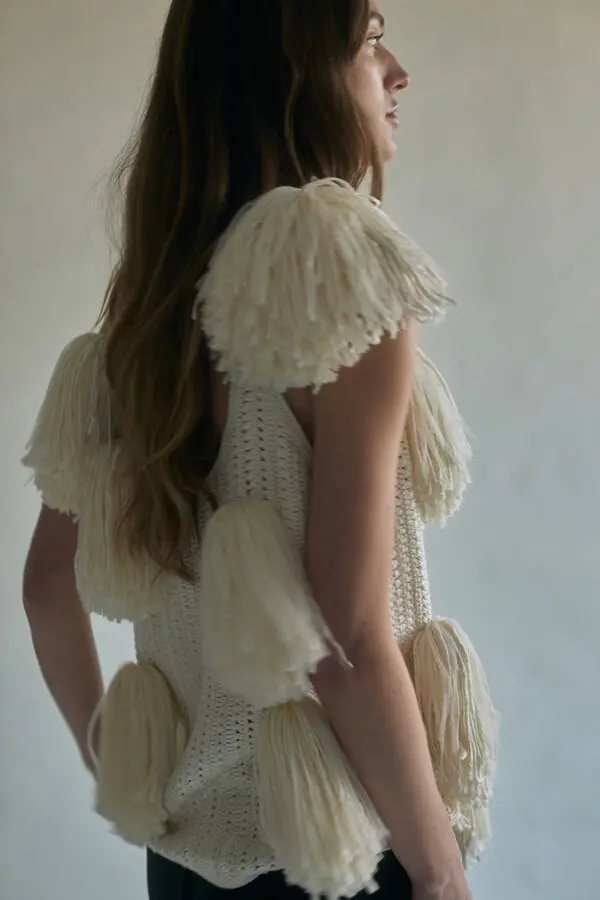 HEIRLOME Pom Pom Knit Top