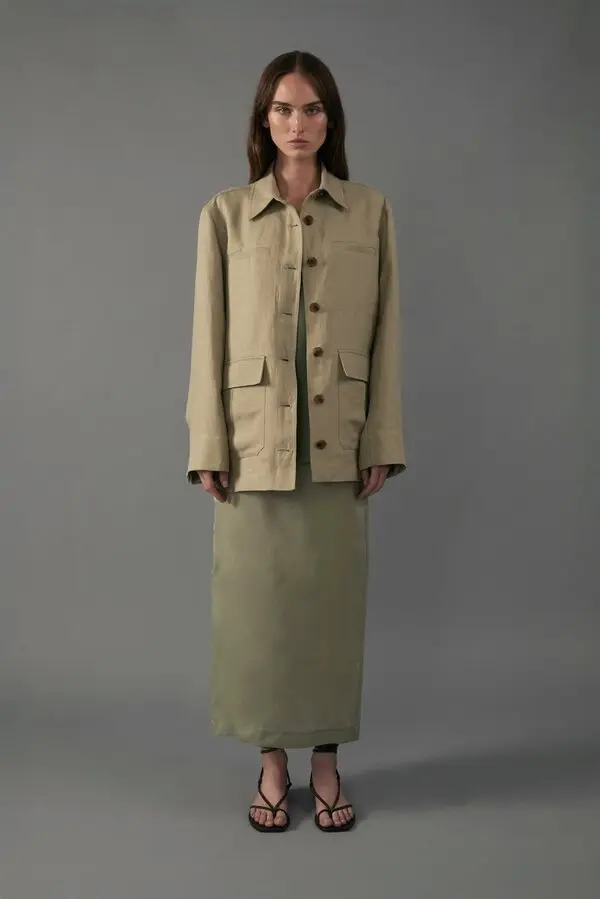 HEIRLOME.COM Barn Jacket In Linen