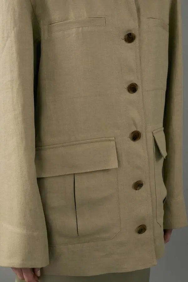 HEIRLOME.COM Barn Jacket In Linen