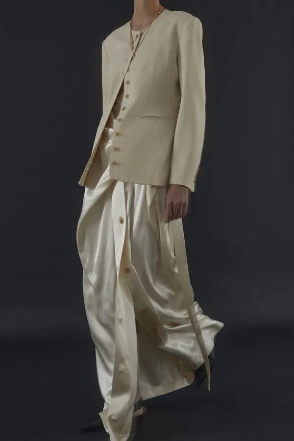 HEIRLOME Catalina Blazer In Fluid Twill