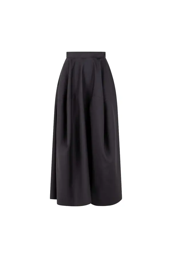 HEIRLOME Emilia Skirt In Italian Silk-wool Faille